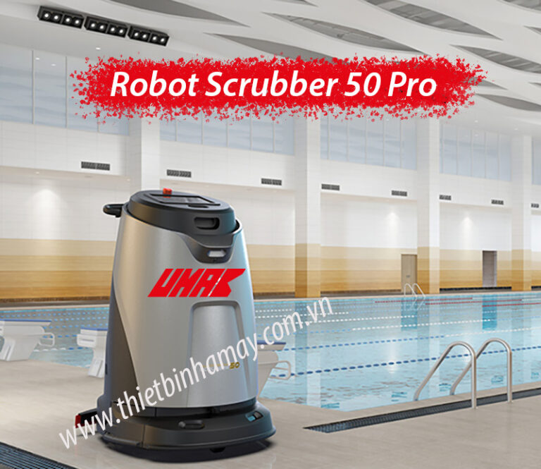 Robot Scrubber 50 Pro dọn vệ sinh công nghiệp cho nhà máy